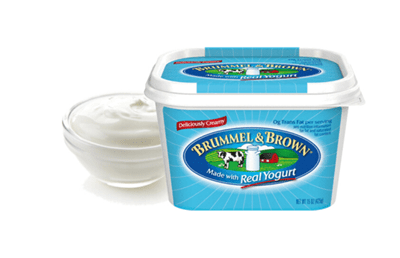 Brummel & Brown. Buttery Spreads Made With Real Yogurt